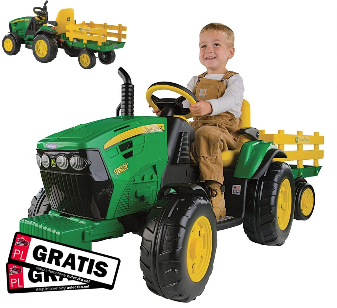 TRAKTOR NA AKUMULATOR JOHN DEERE PEG PEREGO 12V